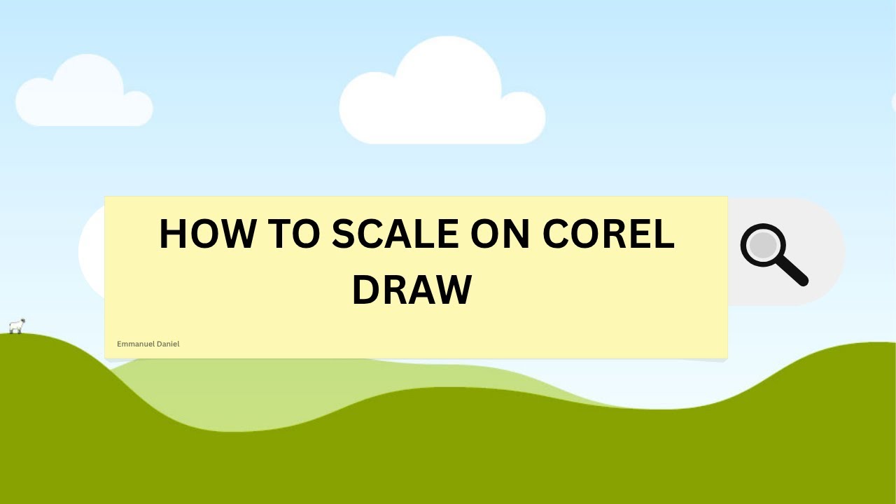 How to scale in coreldraw section2 - YouTube