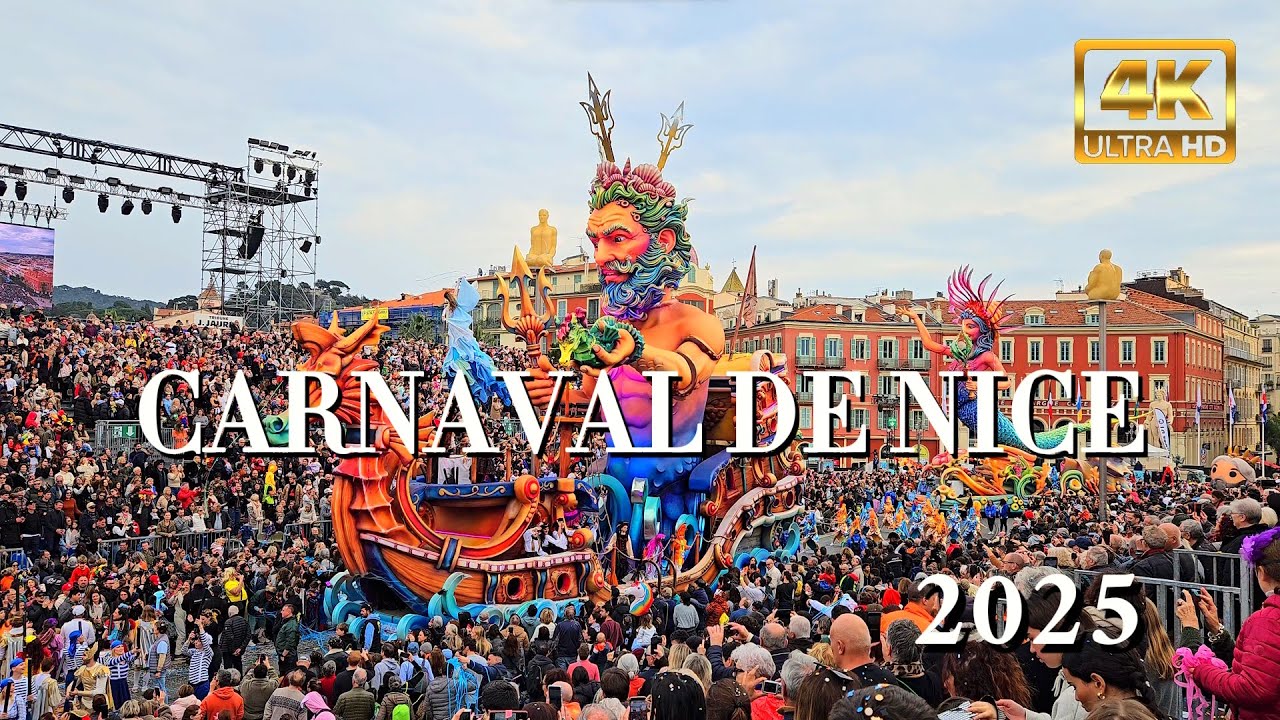 Carnaval de Nice Parade | Roi de Océan 2025 4K60fps - YouTube