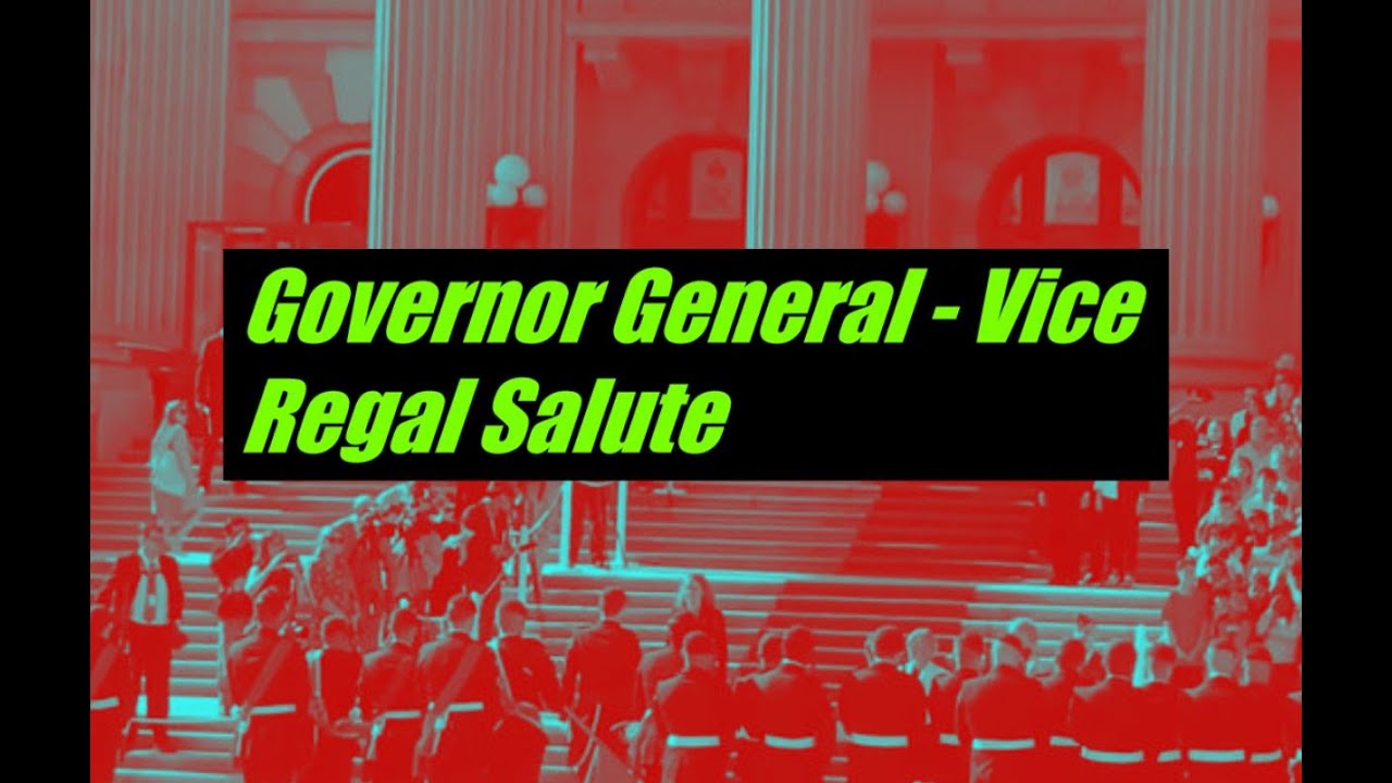 Governor General Vice Regal Salute at Legislative Assembly of Alberta ...