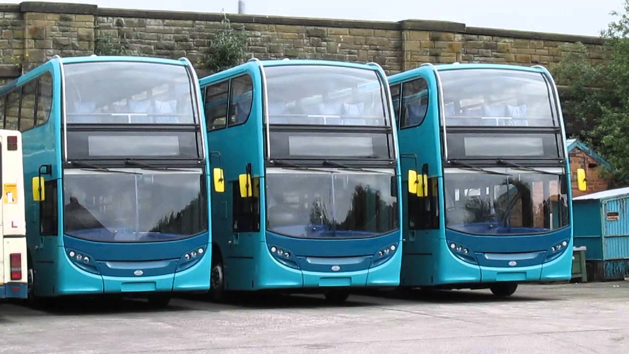 Arrival of 3 Brand New Sapphire Buses at Rhyl Bus Depot - YouTube