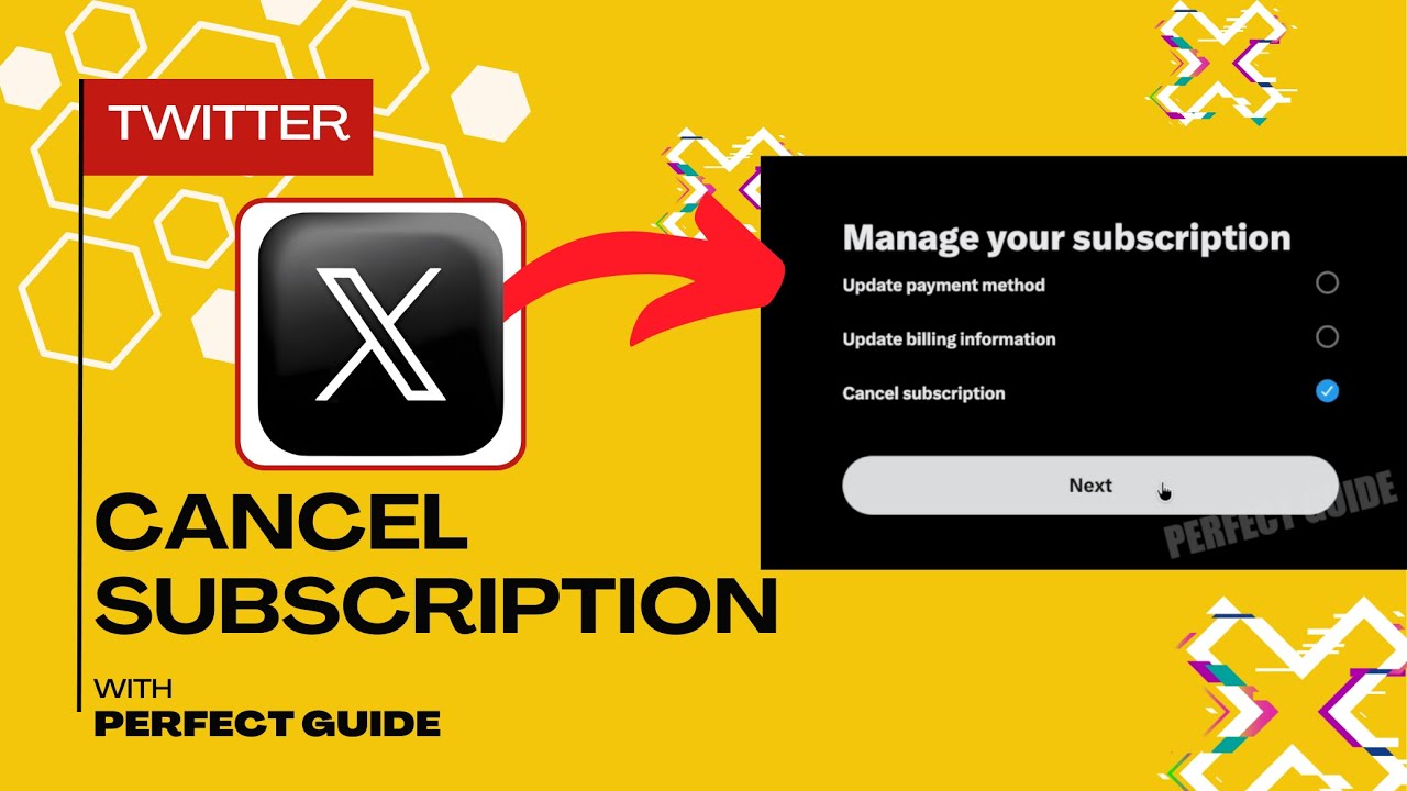 How To Cancel X Premium Subscription | Cancel Twitter Premium (Easy ...