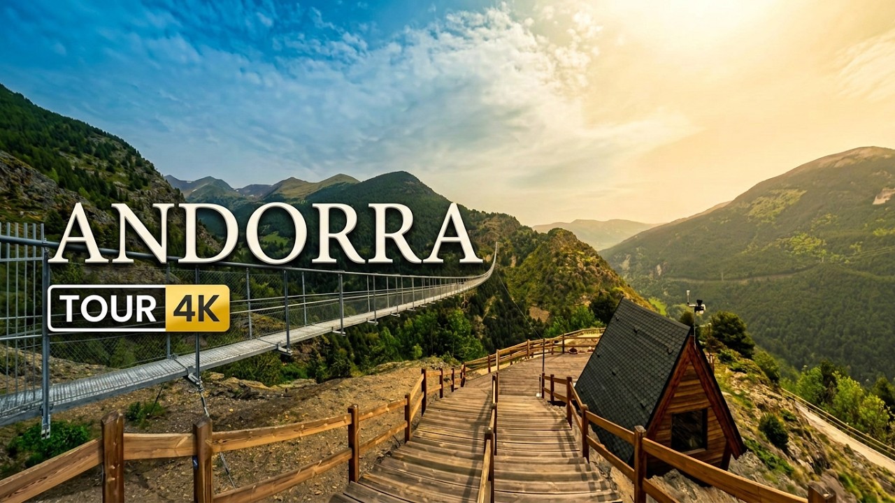 WALKING TOUR 4K ANDORRA Tibetano en CANILLO| ANDORRA【4K 60fps】🇦🇩 ...