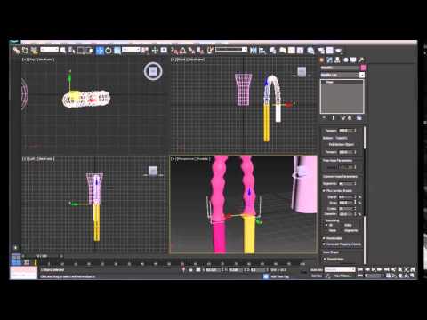3D Max Bend Objects Tutorial Video - YouTube