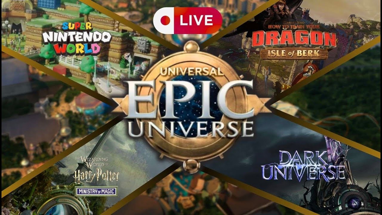 🔴[LIVE] Epic Universe - Nouveau Parc Universal Orlando Resort : Work in ...