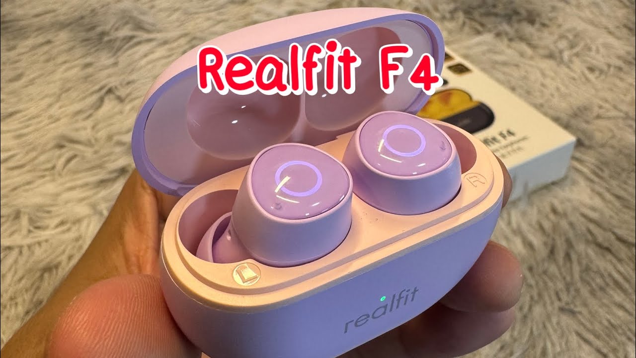 รีวิวRealfit F4 หูฟังบลูทูธ มีระบบANCตัดเสียงรบกวน เบสตึบๆ โหมดเกมโหมด ...