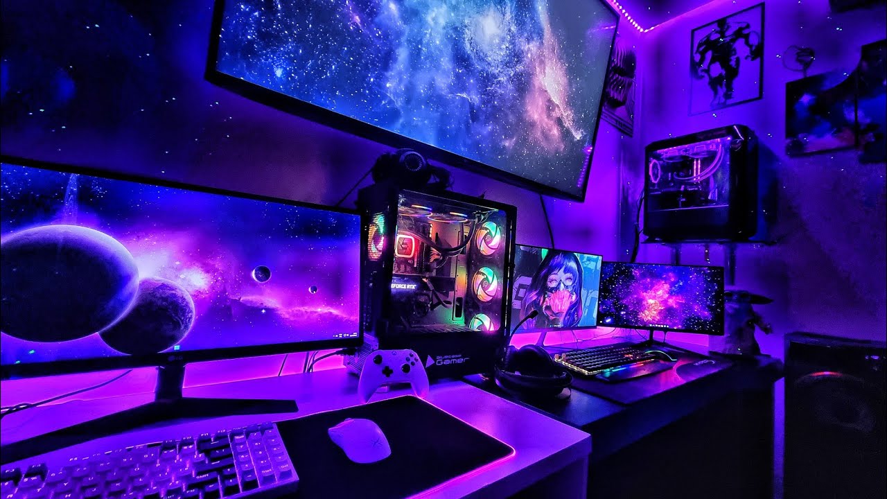Reformando quarto e setup. Progresso do preto ao branco) Part.1 - YouTube