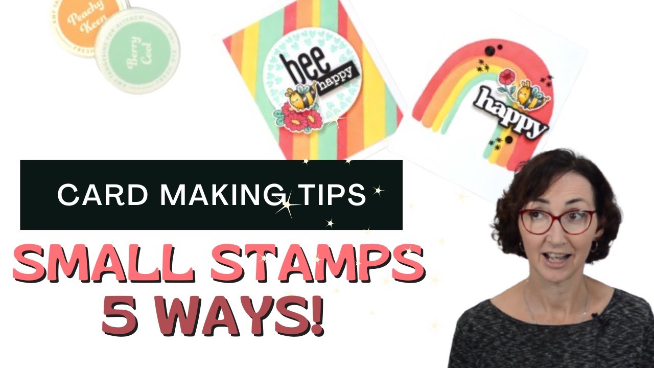 5 Ways For SMALL Stamps to Make a BIG Impact! - YouTube