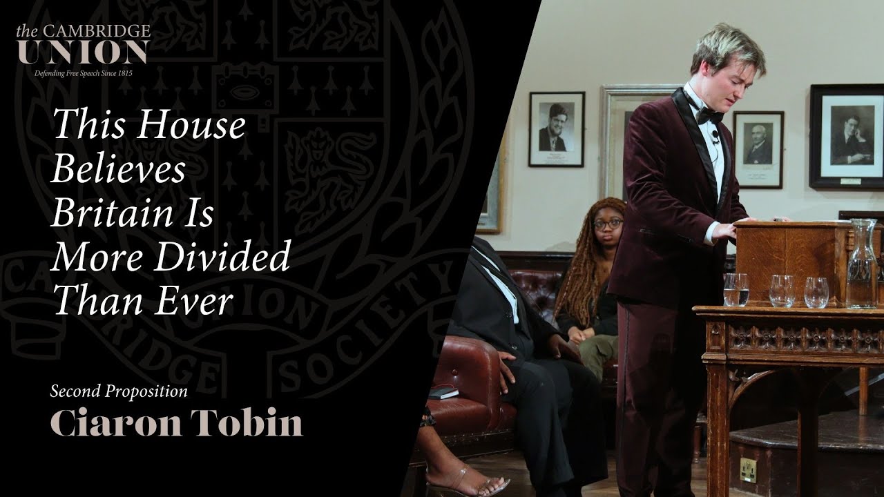 Ciaron Tobin | This House Believes Britain Is More Divided Than Ever ...