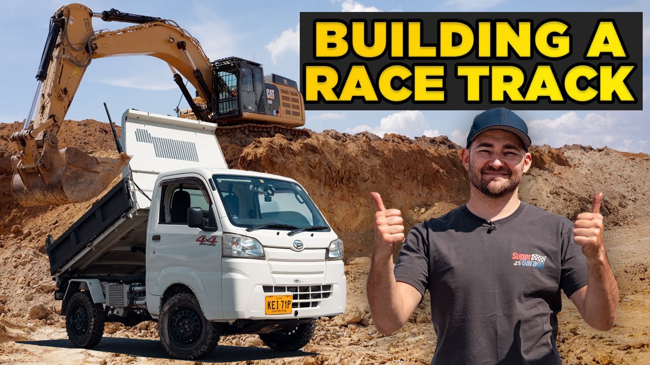 Re-Building a Racetrack with a Kei Truck - YouTube