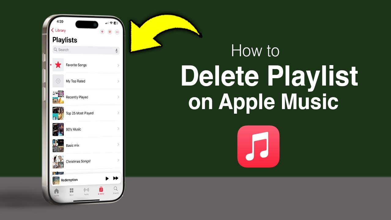 How to Delete Playlist on Apple Music - Step by Step - YouTube