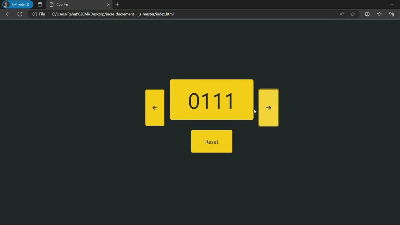 Javascript Counter Tutorial How To Create A Counter Js 2023 Youtube