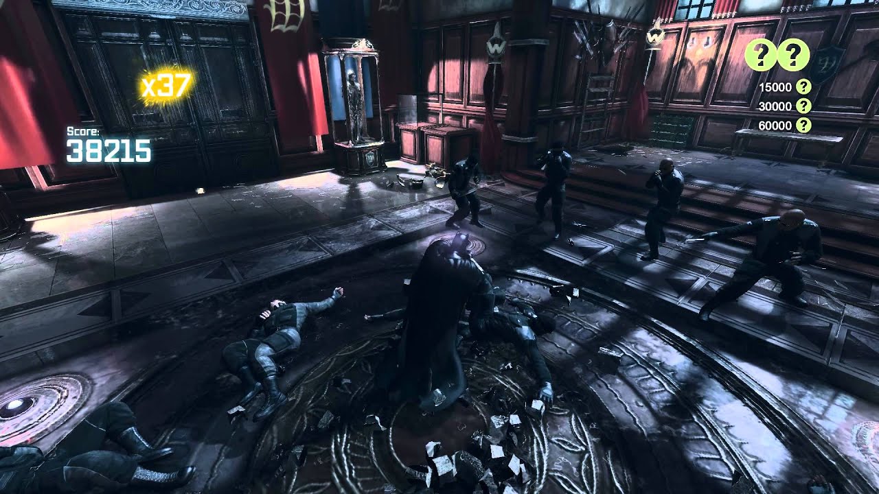 Batman Arkham City Campaign- Wayne Manor Campaign [Batman All Medals ...