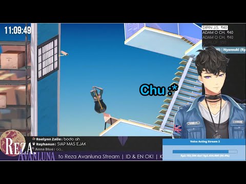 [ENGSUB] the chat is asking for a KISS [REZA AVANLUNA / Nijisanji ID]