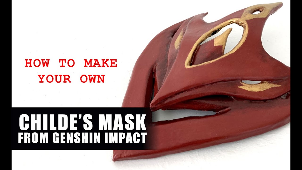 How to Make Childe's Mask from Genshin Impact with Worbla and Foam ...