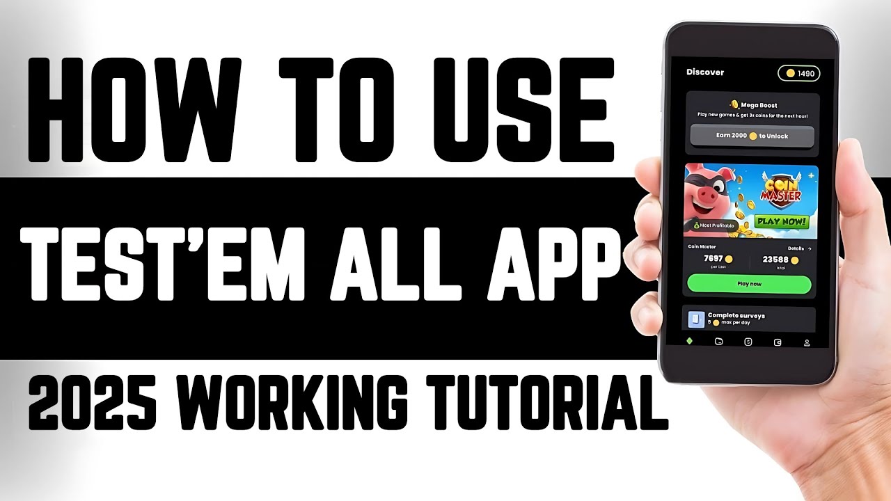 How To Use Test'em All App (2025) | Get Paid To Test Apps - YouTube