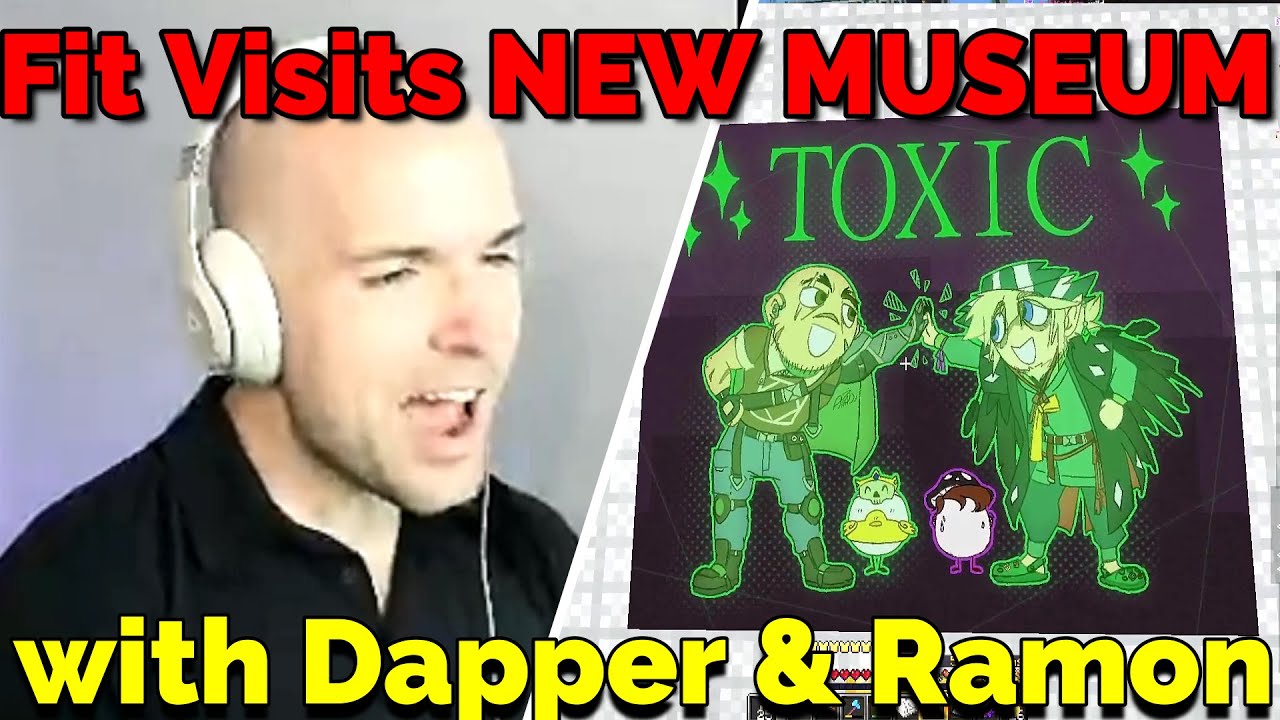 Fit Reacts to NEW MUSEUM FAN ART with Ramon & Dapper on QSMP Minecraft ...