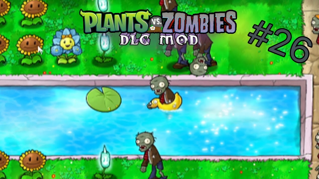 PVZ DLC Edition - PART 26 - Pool Party - YouTube