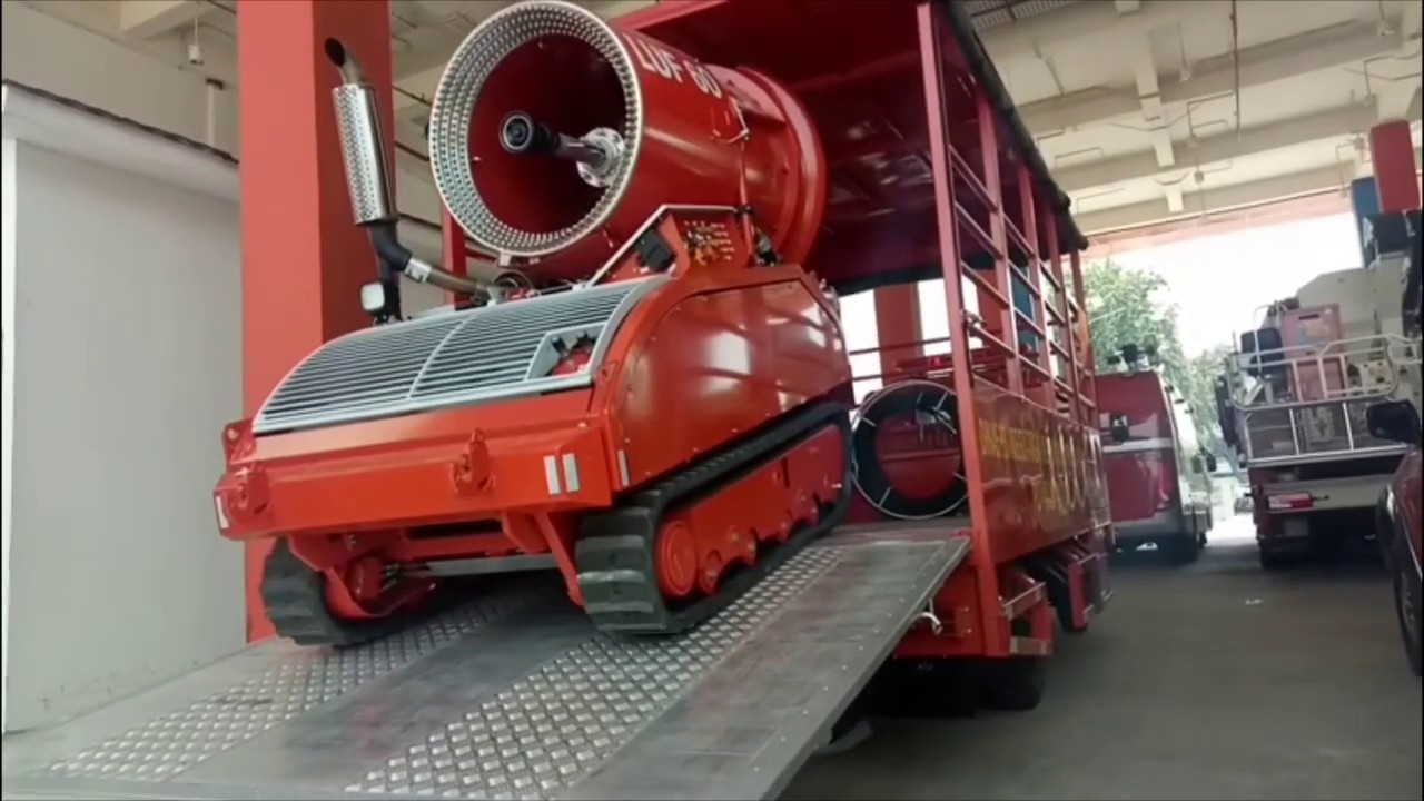 UNMANNED FIREFIGHTING MACHINE - Robot Blower Pemadam Kebakaran DKI ...
