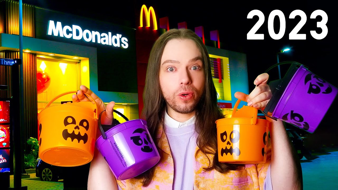 I Got Them! McDonald’s 2023 Halloween Boo Bucket Happy Meal Hunting ...