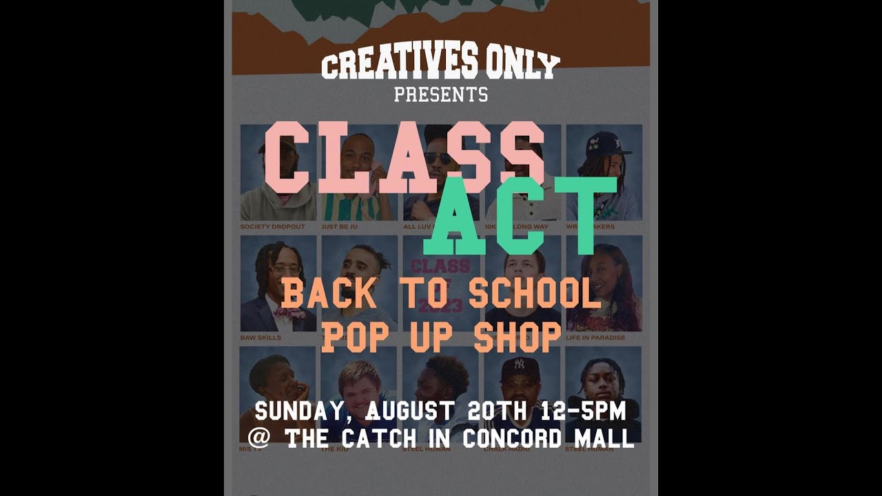 Creatives Only Back to School Pop Up Shop - YouTube