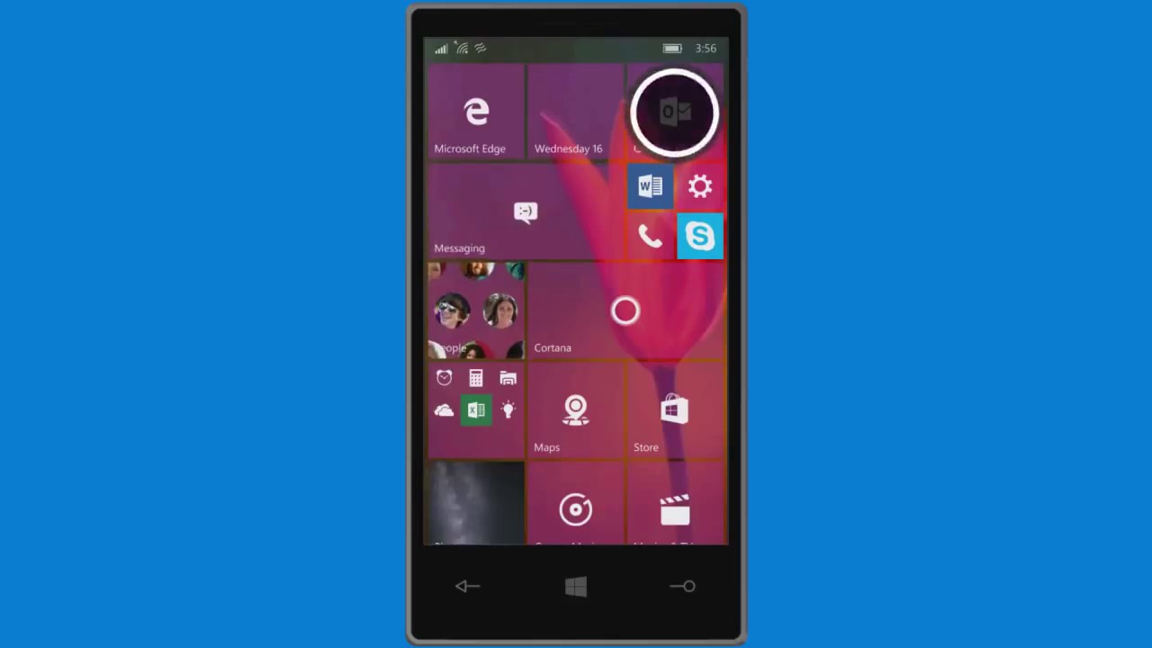 Windows 10 Mobile Official Features Demo - YouTube
