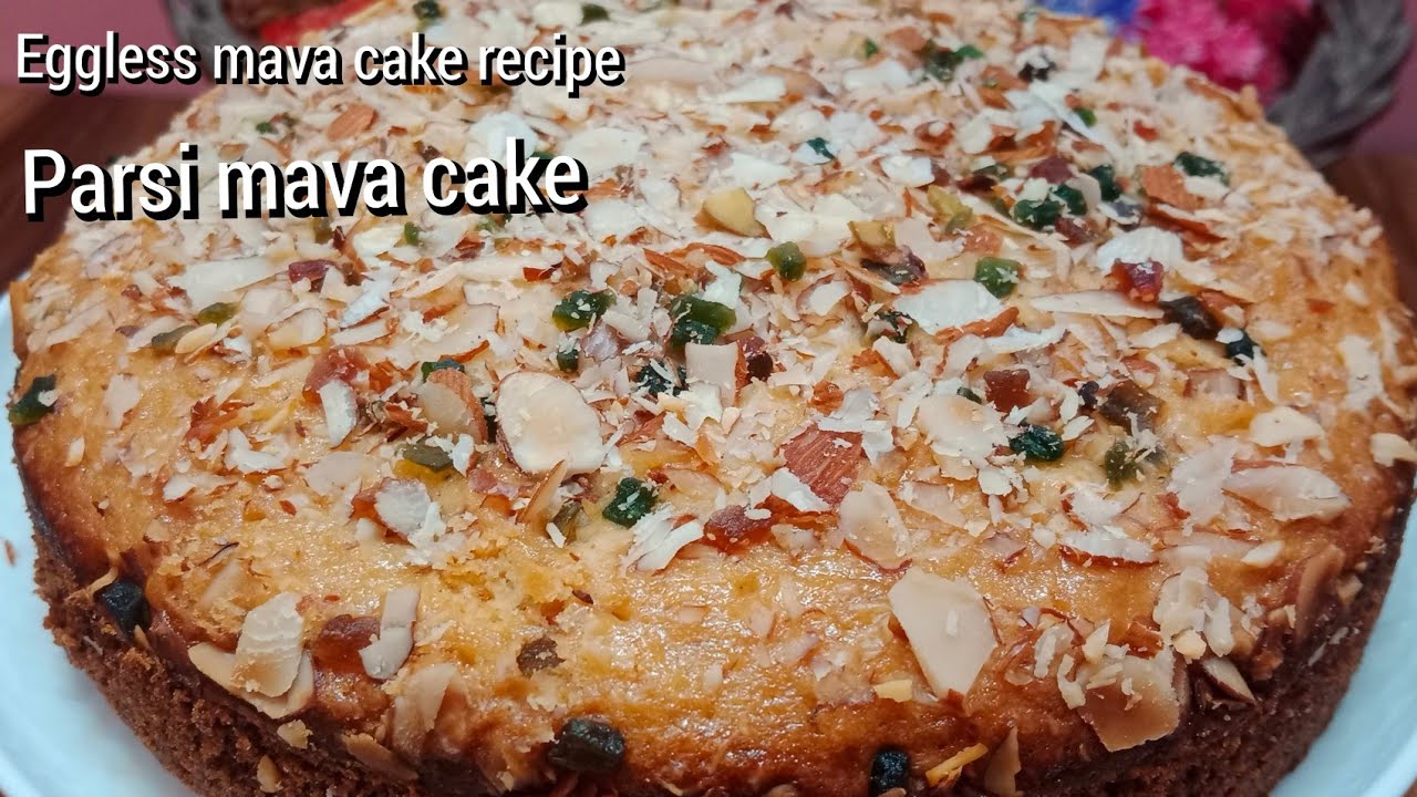 Eggless mava cake recipe |Parsi mava cake |Easy cake | - YouTube