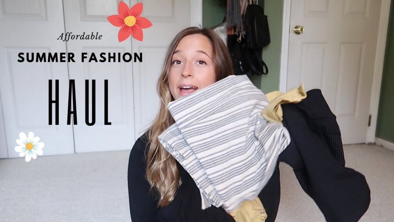Summer fashion clothing haul ( affordable ) - YouTube