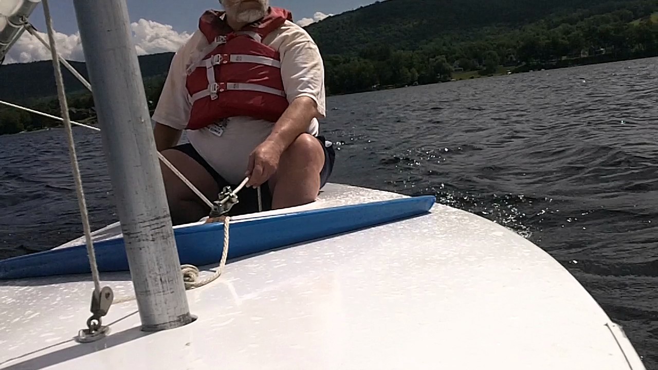 Sunfish Sailing on Mascoma Lake 2017-07-09-2 - YouTube