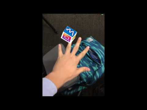 Markerless Handy AR Using Fingertip tracking - YouTube