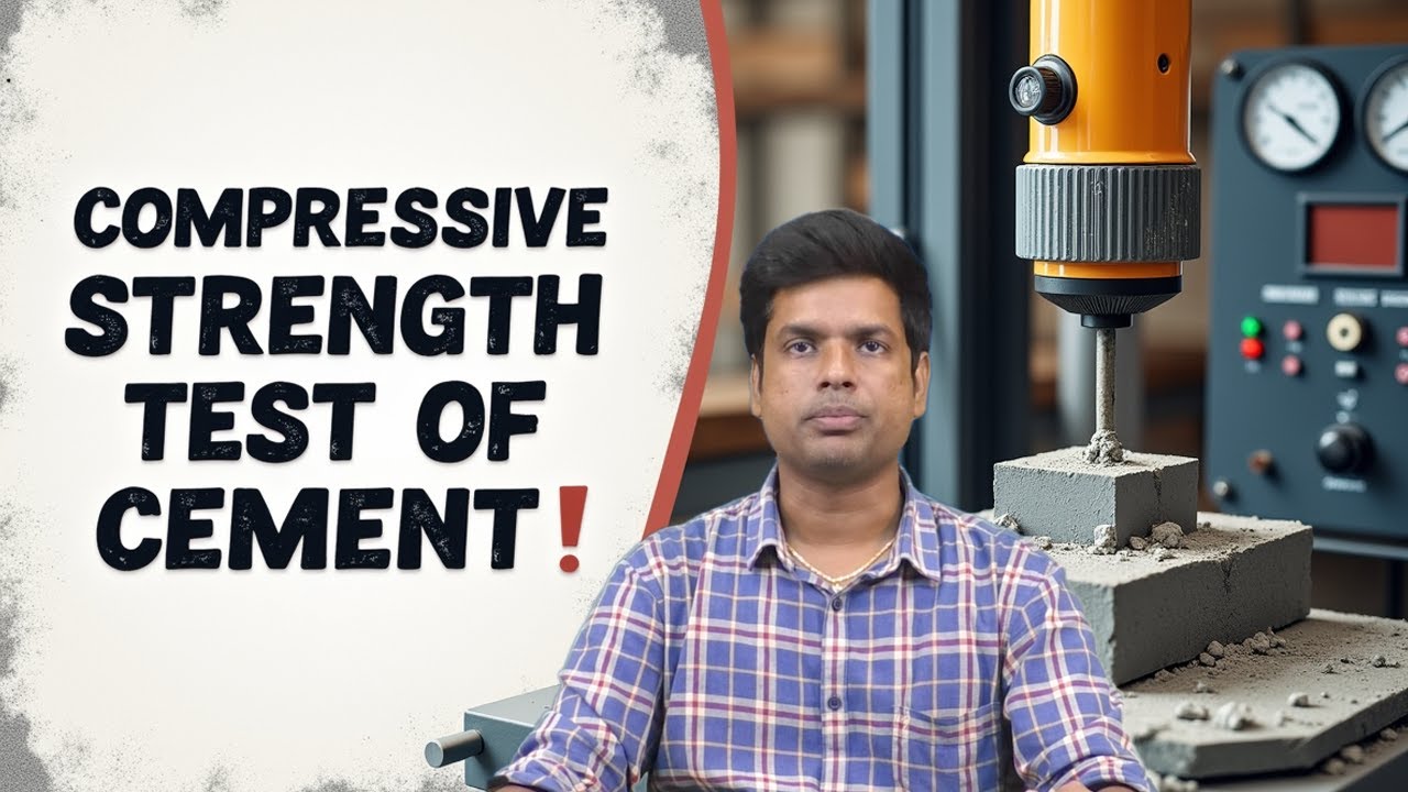 Compressive Strength Test of Cement by Mr. K Anand Goud - YouTube
