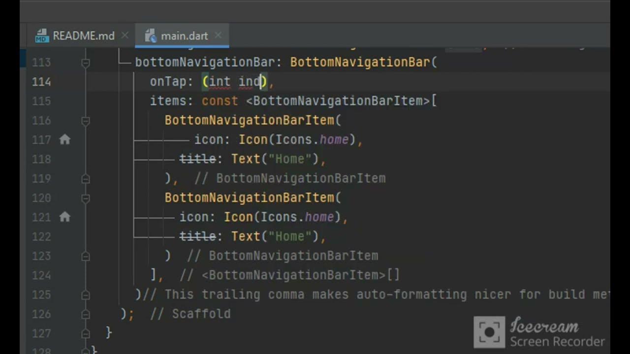 Want to learn about BottomNavigationBar in flutter? this tutorial ...