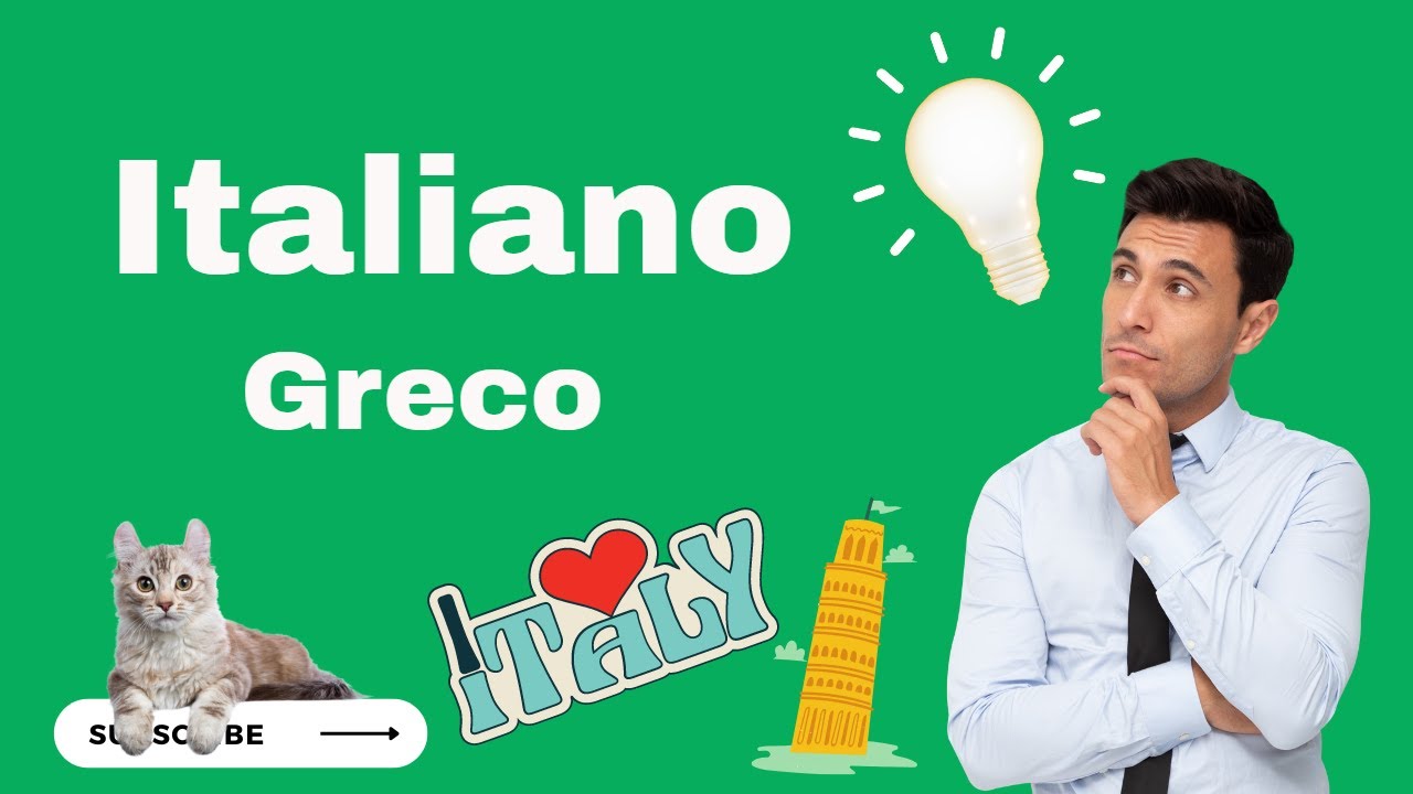 👌 Impara il vocabolario di base del Italiano Greco per principianti ...