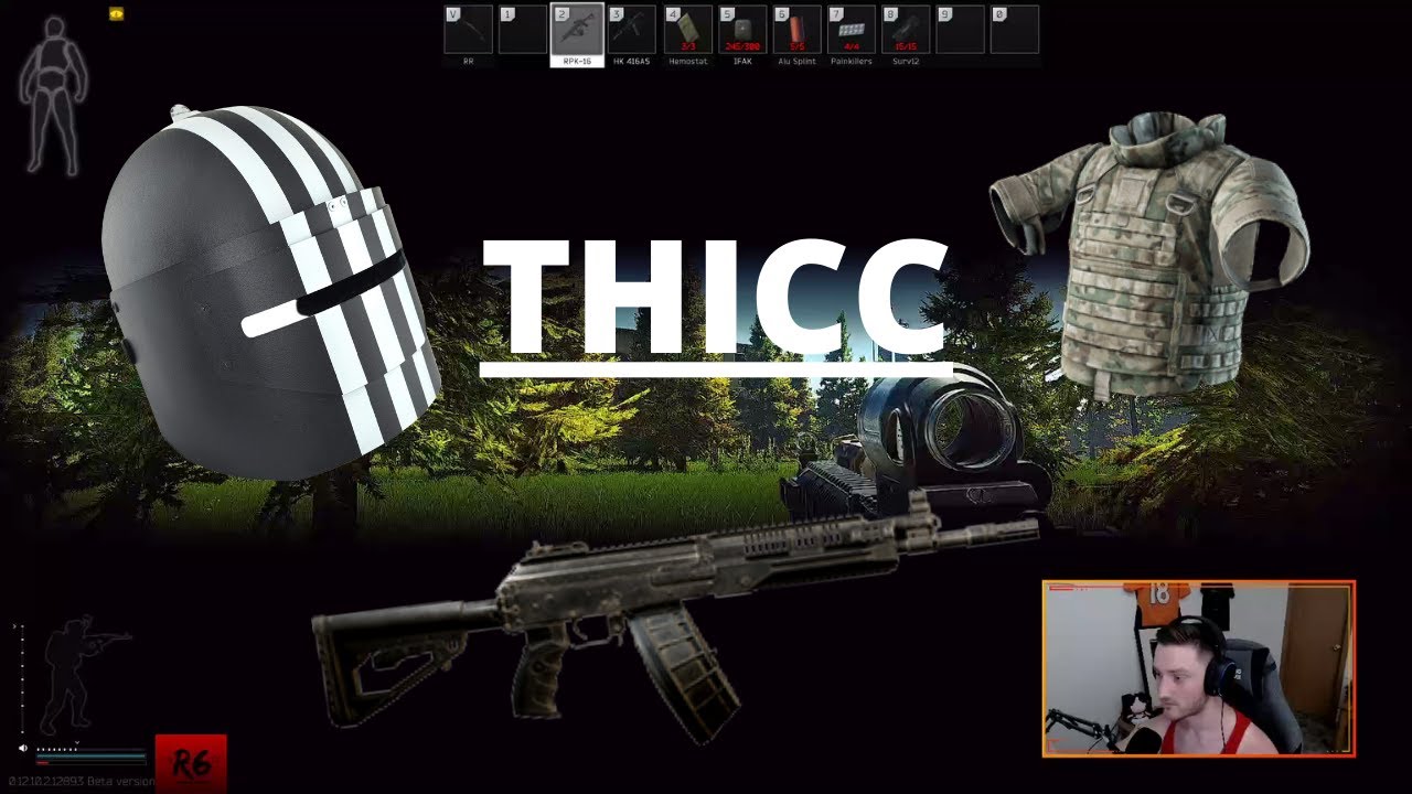THICC Kit Before Wipe (Killa Helm, Gen 4, RPK w/95 rd. mag) - Escape ...
