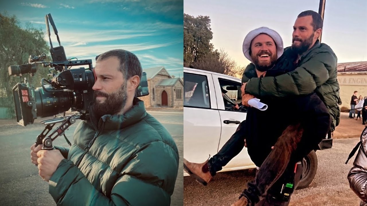 JAMIE DORNAN on the set of 'THE TOURIST'!! BEHIND THE SCENES 😍😍 ...