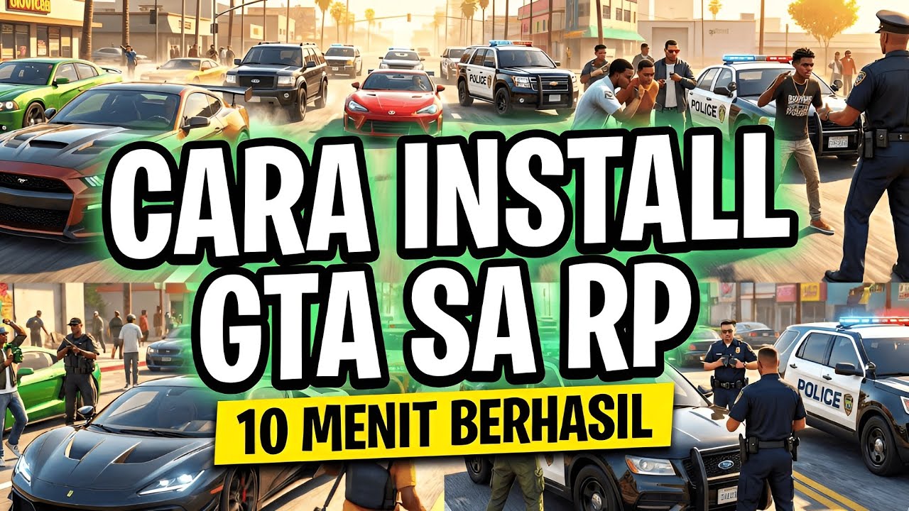CARA DOWNLOAD DAN INSTAL GTA SAMP DI PC/LAPTOP | 10 MENIT BERHASIL GT ...