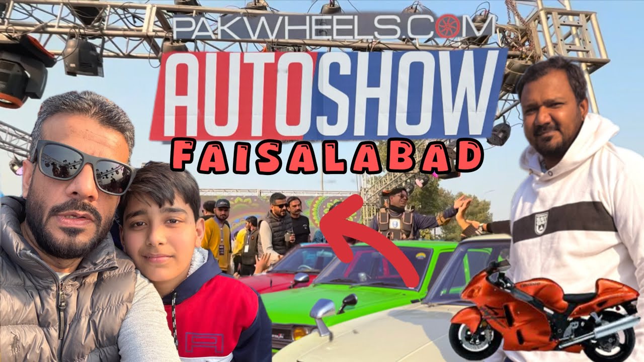 Pakwheels Auto Show FDA City Faisalabad |2025 | Tokyo Vibes | Sunil ...