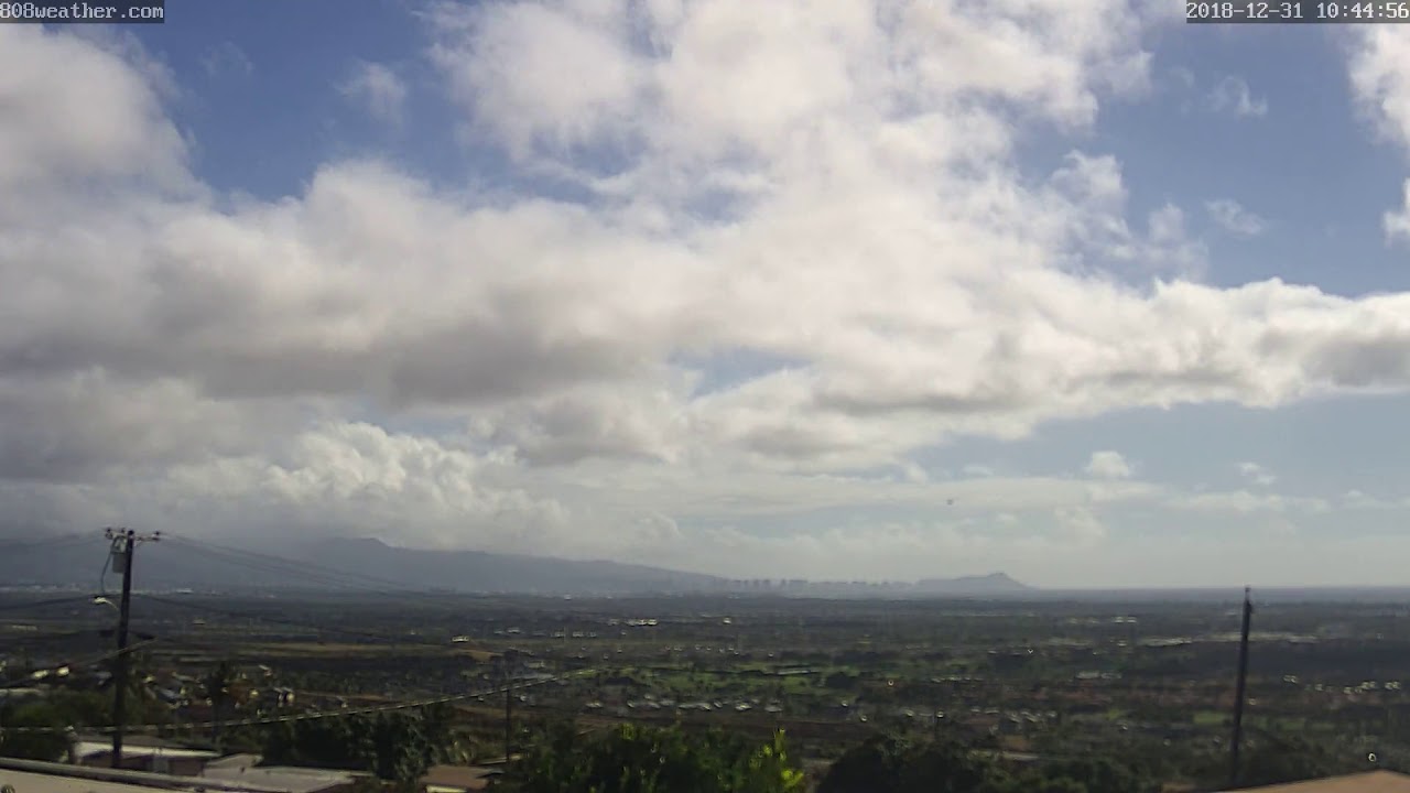 Hawaii Weather Webcam Timelapse for Monday, December 31 2018 - YouTube