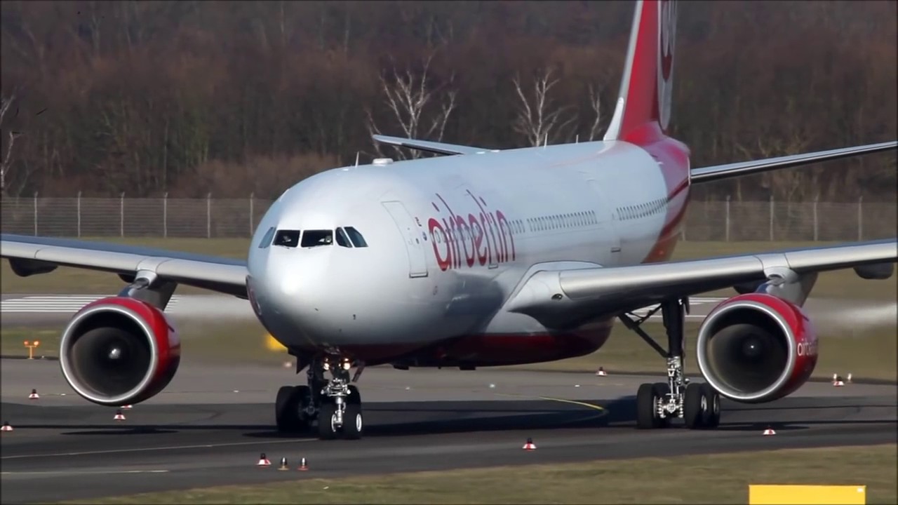 Airbus A330 nose down Approach Close up taxiing HD - YouTube