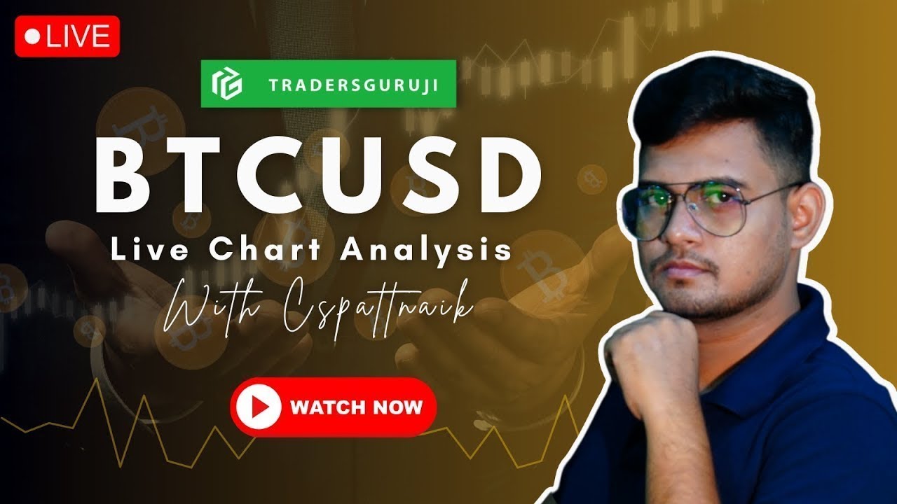 Bitcoin Live Trading | #Btcusd Trading Live Stream | #tradersguruji | By #cspattnaik - YouTube