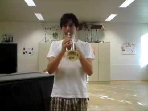 Super mario theme on trumpet - YouTube