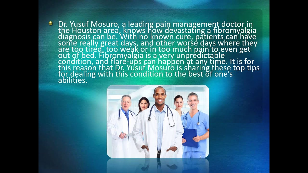 Dr Yusuf Mosuro Shares Information for Patients Who Have Been Diagnosed ...