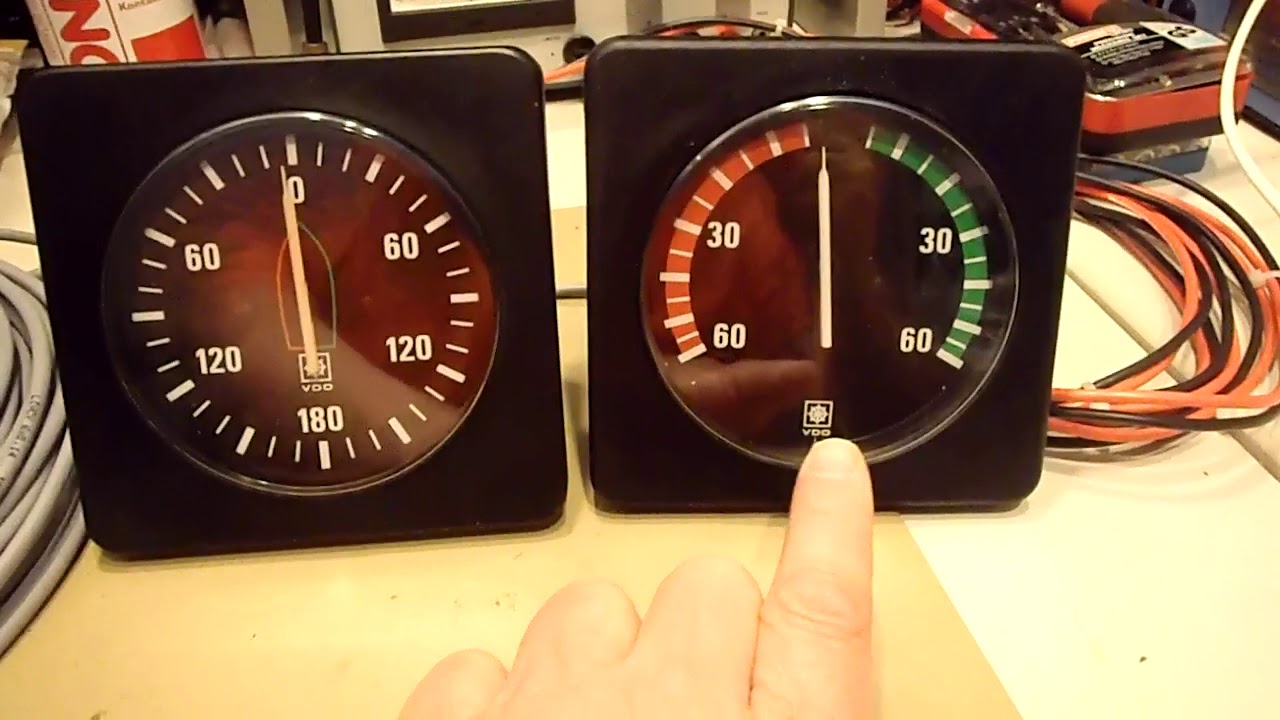 VDO topunit type 2 and wind meter set - YouTube