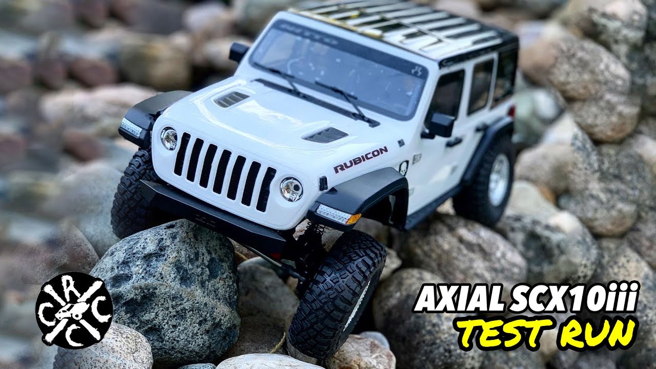Axial SCX10iii Kit - First Run with HW Axe 2700kv Brushless Motor and ...