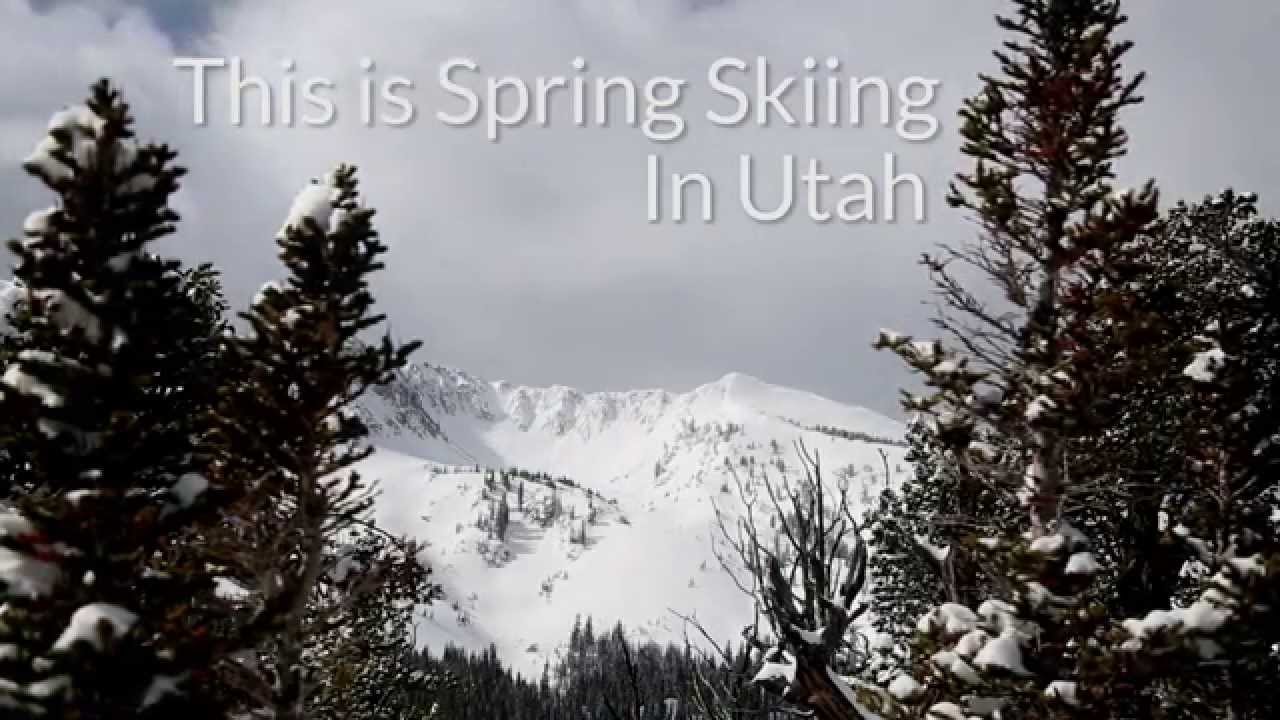 Spring Skiing in Utah - YouTube