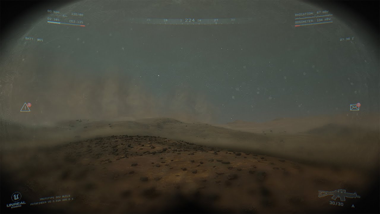 [UE5] Mars Improved Landscape, Lighting, Weather & New HUD! - YouTube