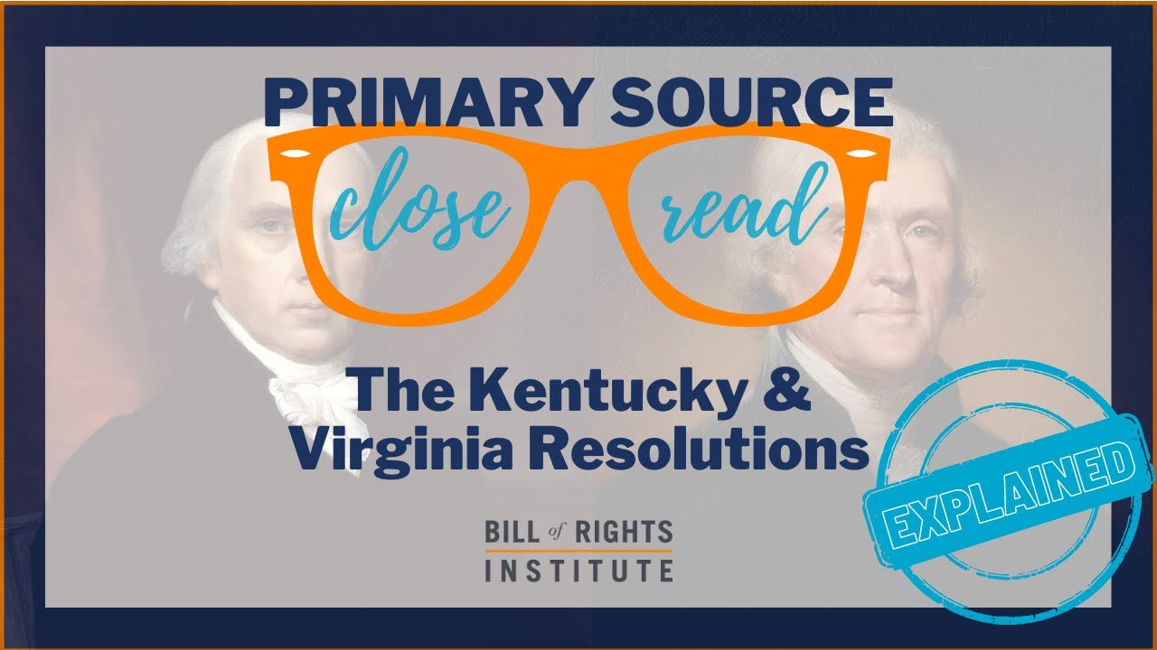 Reading the Kentucky Resolution: Who determines the Constitutionality ...