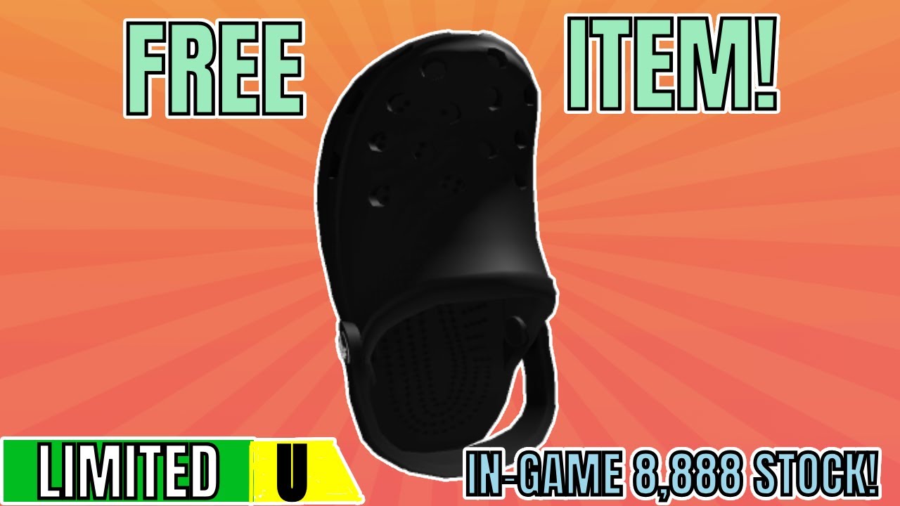 [FREE IN-GAME LIMITED] HOW TO GET THE CROC ON YOUR HEAD - BLACK IN ...