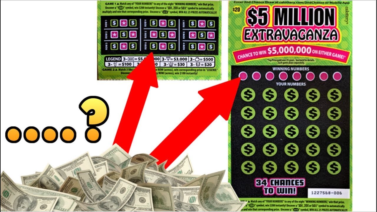 $5 MILLION EXTRAVAGANZA NEW SCRATCH OFF TICKETS 💰 - YouTube