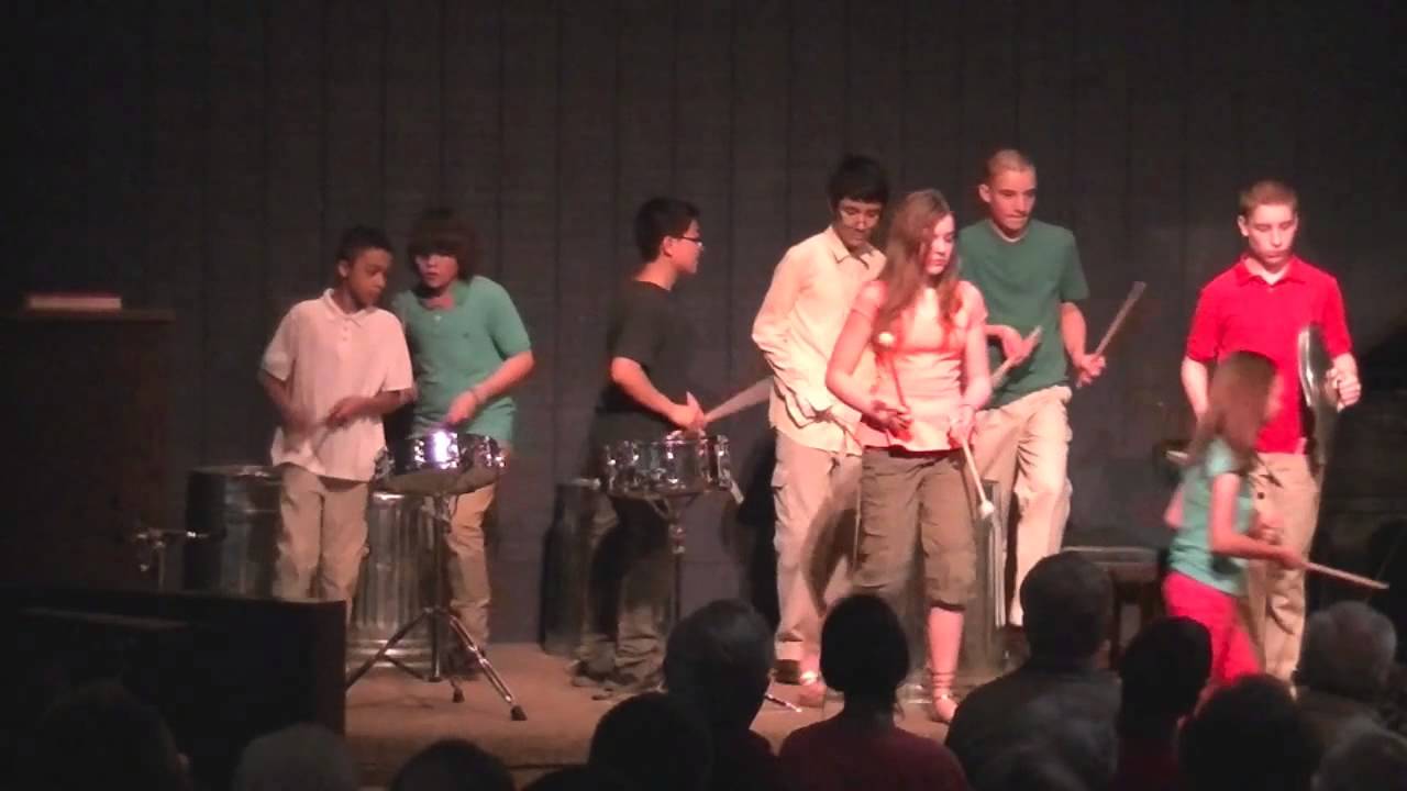Junior High Percussion Jam 2013 - YouTube