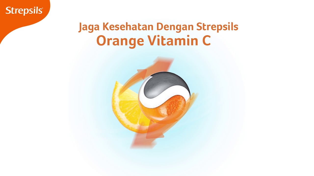 Strepsils Orange Vit. C dengan Double Active Agent - YouTube
